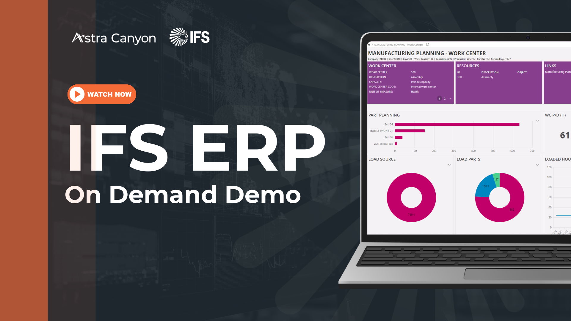 Watch IFS ERP Demo | Astra Canyon Group